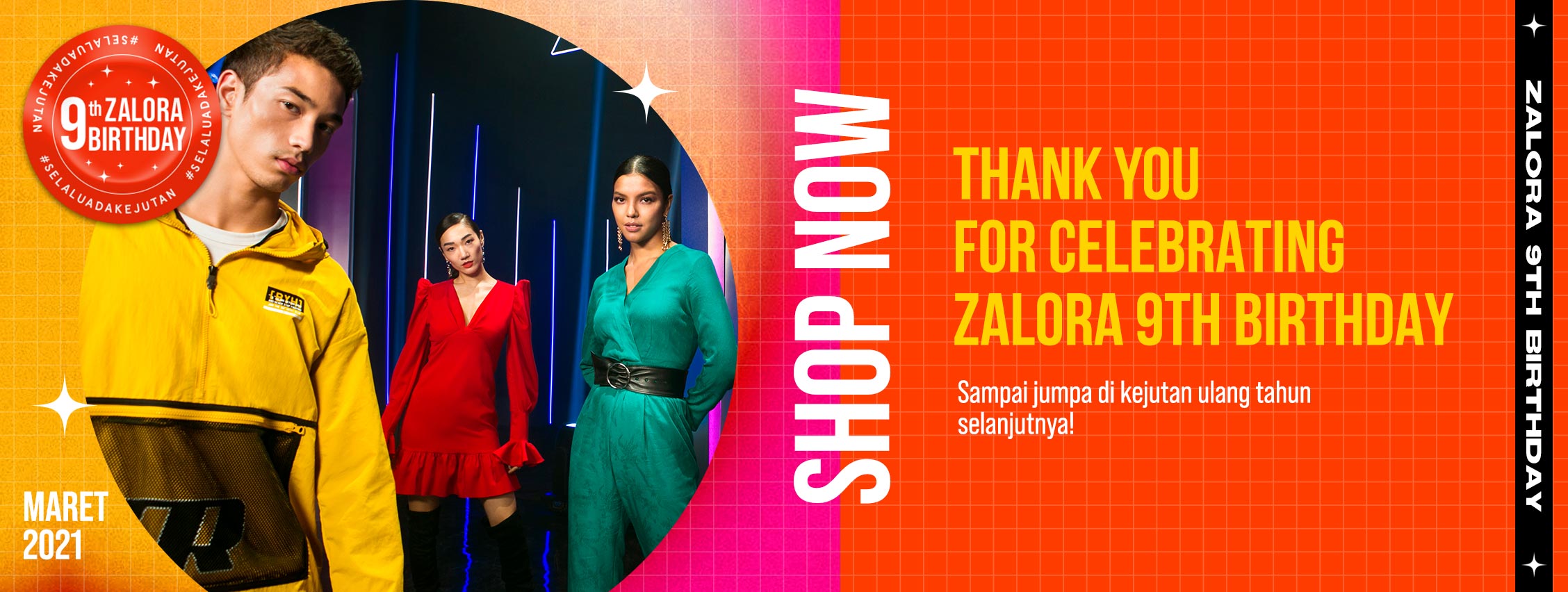 9th Birthday - ZALORA Anniversary 2021 | ZALORA Indonesia